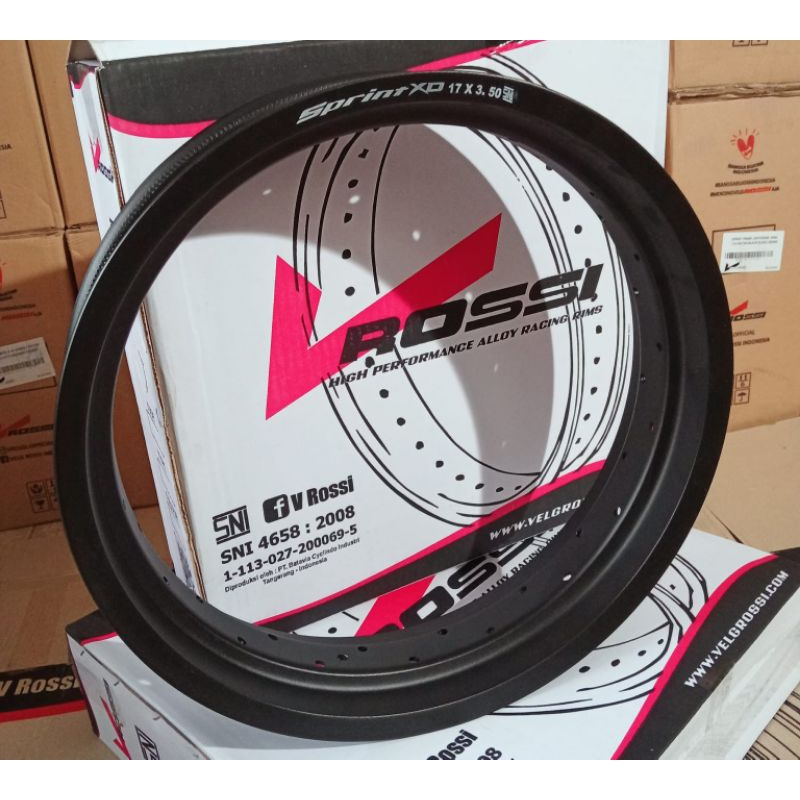 Jual Velg VRossi Sprint XD Tapak Lebar Ukuran 250, 300, 350 Ring 17 ...