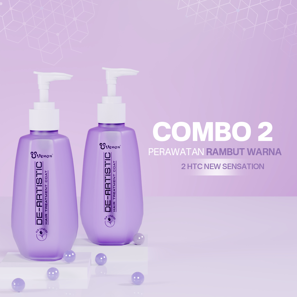 Jual VENON Combo 2 Hair Serum Treatment Coat New Sensation With Vitamin ...