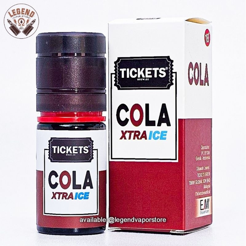 Jual SALT NIC - LIQUID TICKETS COLA XTRA ICE 30ML 25MG AUTHENTIC ...
