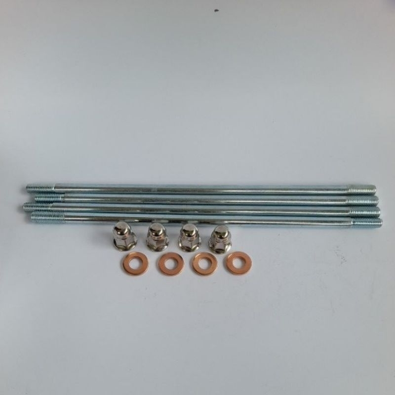 Jual 1 SET 4 PASANG BAUT TANAM CYLINDER HEAD BLOK MESIN + MUR RING ...