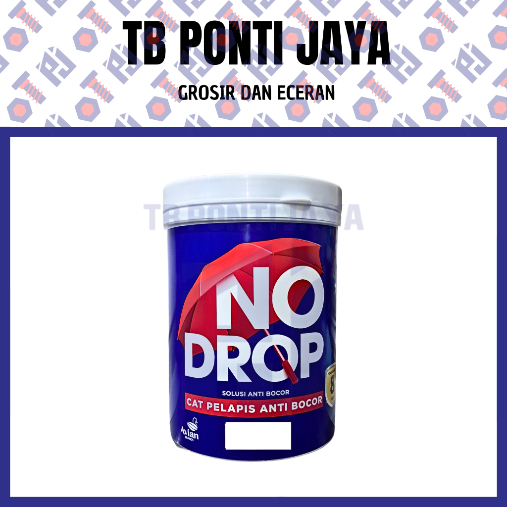 Jual NO DROP Cat waterproofing pelapis anti bocor 1Kg | Shopee Indonesia
