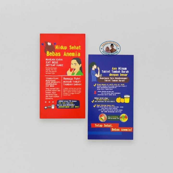 Jual Flyer Hidup Bebas Tanpa Anemia | Brosur Anemia | Flyer Cara Minum ...