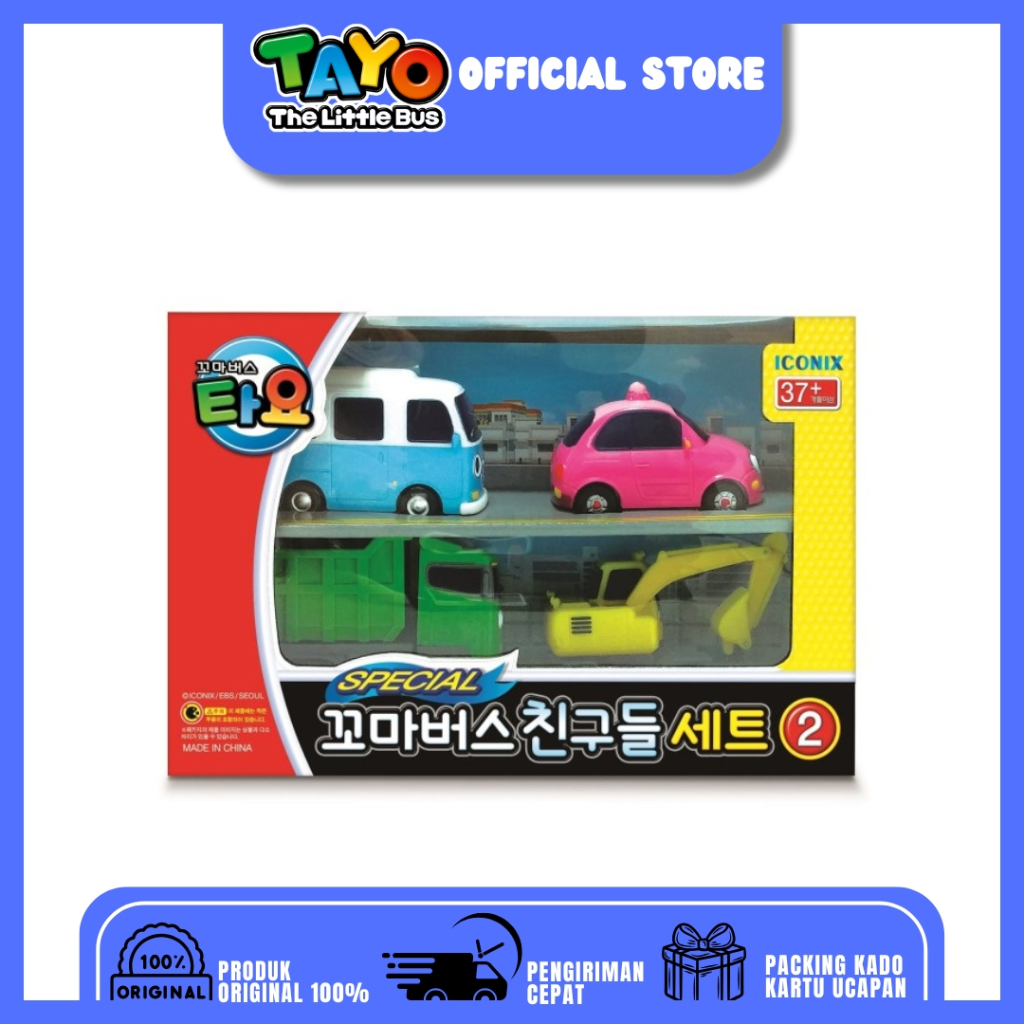 Jual Mainan Tayo The Little Bus Style Mini Cars Set TYT 114001 | Shopee ...