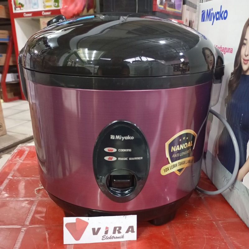 Jual MIYAKO MCM 508 SBC PENANAK NASI SERBA GUNA MAGIC COM MAGIC WARMER ...