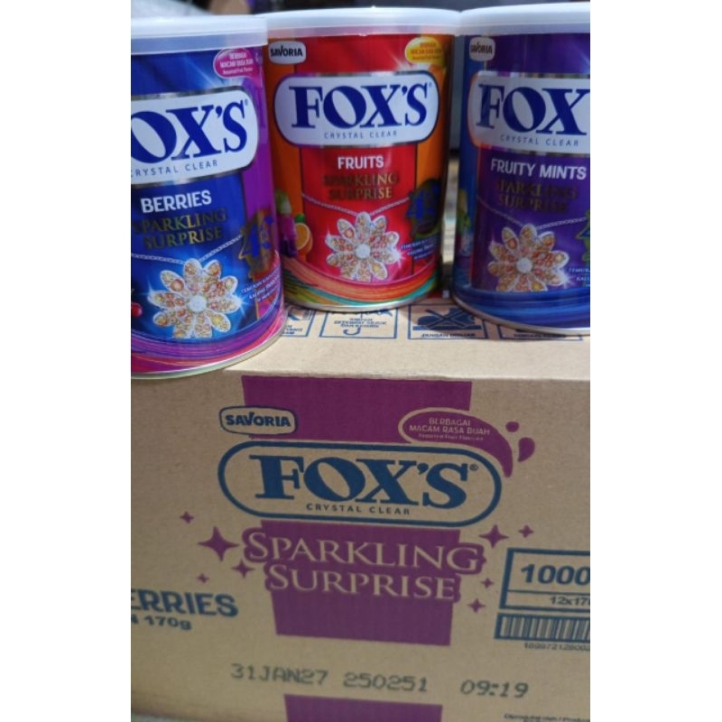 Jual Permen Fox's kaleng 170gr ( exp 2026 ) | Shopee Indonesia