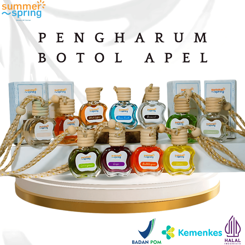 Jual Botol Apel Summer Spring 10 ML - Parfum Mobil | Pengharum Lemari ...