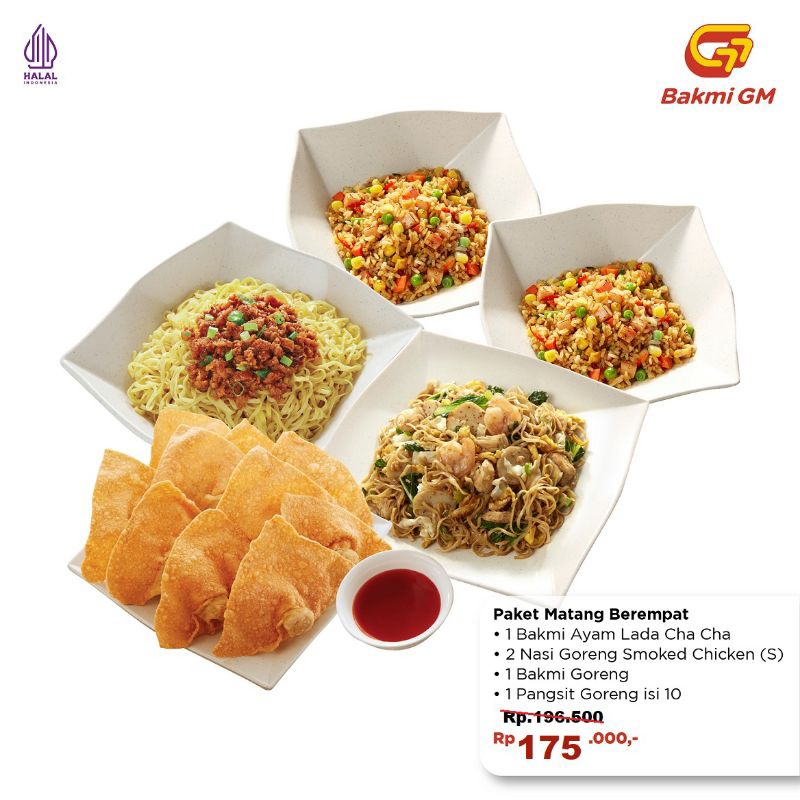 Jual Bakmi GM - Paket Makan Berempat (Matang) | Shopee Indonesia