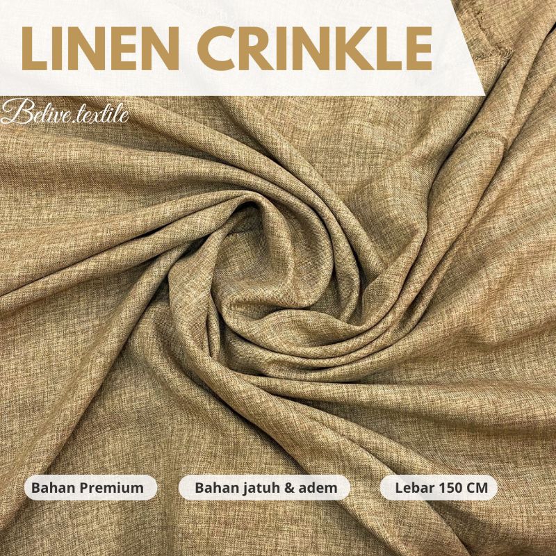 Jual KAIN CRINKLE LINEN/CRINKLE LINEN PREMIUM/CRINKLE LINEN TERBARU ...