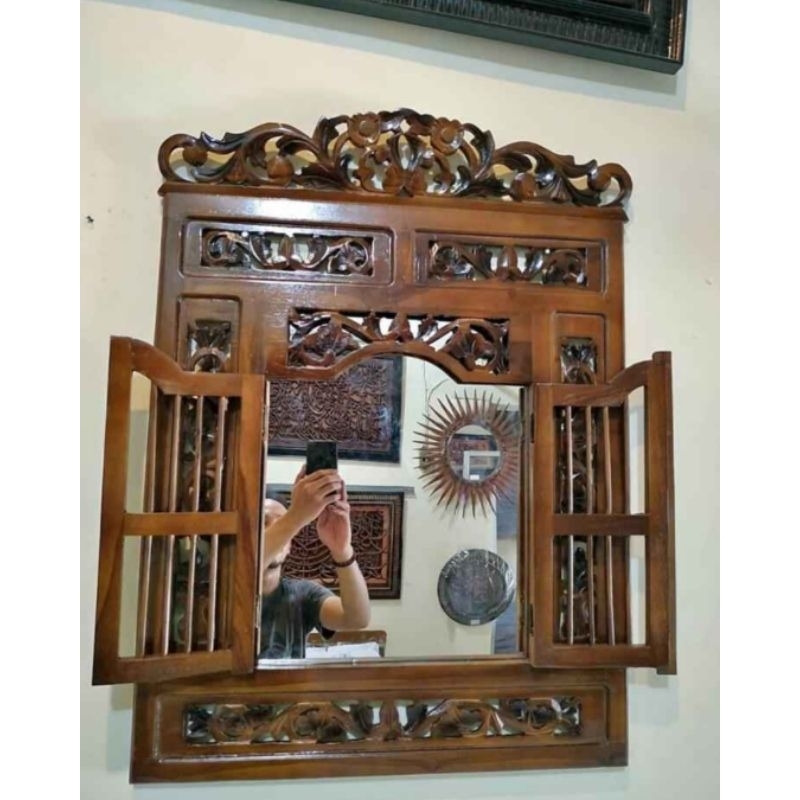 Jual FIGURA KACA CERMIN UKIR KAYU JATI | FIGURA KACA CERMIN UKIR FIGURA ...