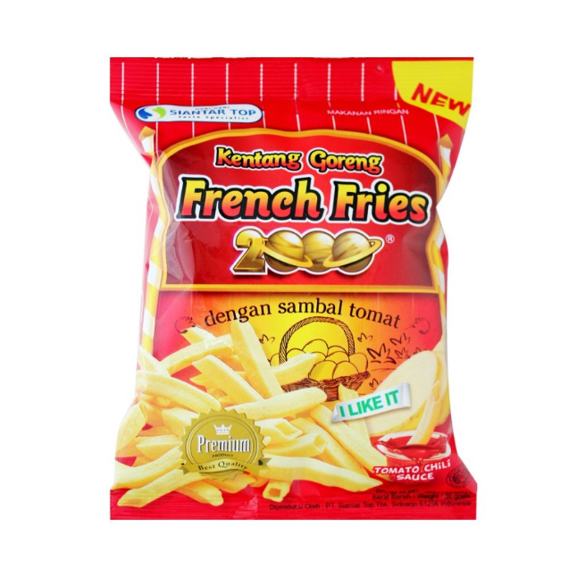 Jual French fries 2000 Snack kentang 24 gram / French Fries 2000 24g ...