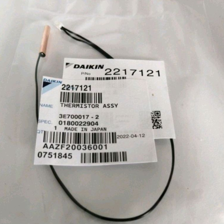 Jual Thermistor Thermis AC Daikin ftc/ftkq/ftkm/ftkc/ctkc Original ...