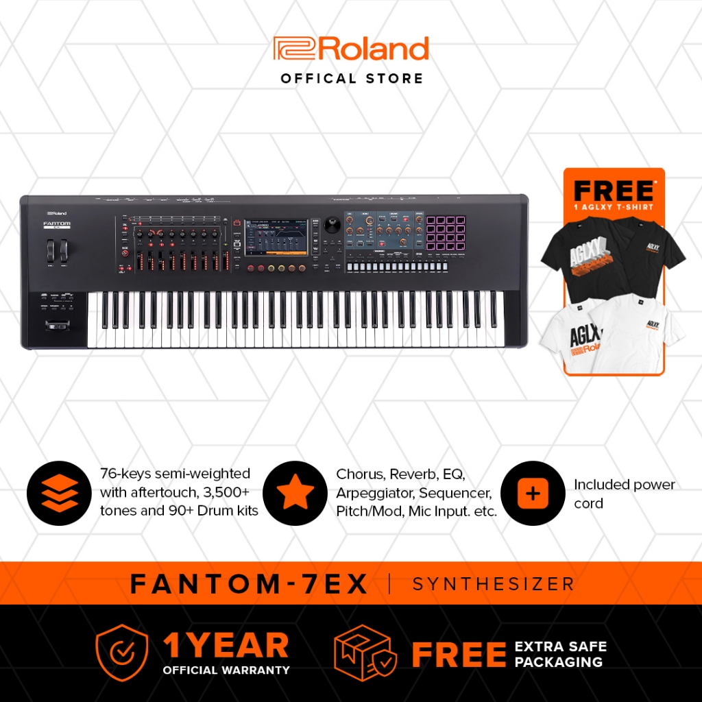 Jual Roland Fantom 7 Ex Synthesizer Professional Workstation Shopee