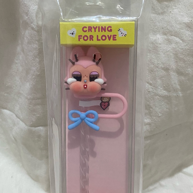 Jual POPMART CRYBABY CRY BABY Straw LIMITED EDITION AND RARE POP MART ...