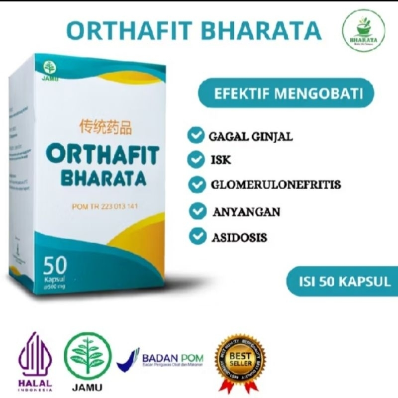 Jual Orthafit Bharata - Obat Gagal Ginjal Radang Ginjal Infeksi Saluran Kencing ISK 100% ...
