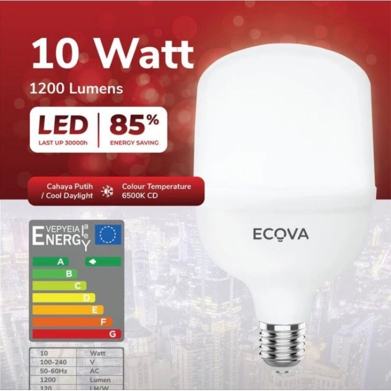 Jual LED Ecova Tipe T | Shopee Indonesia