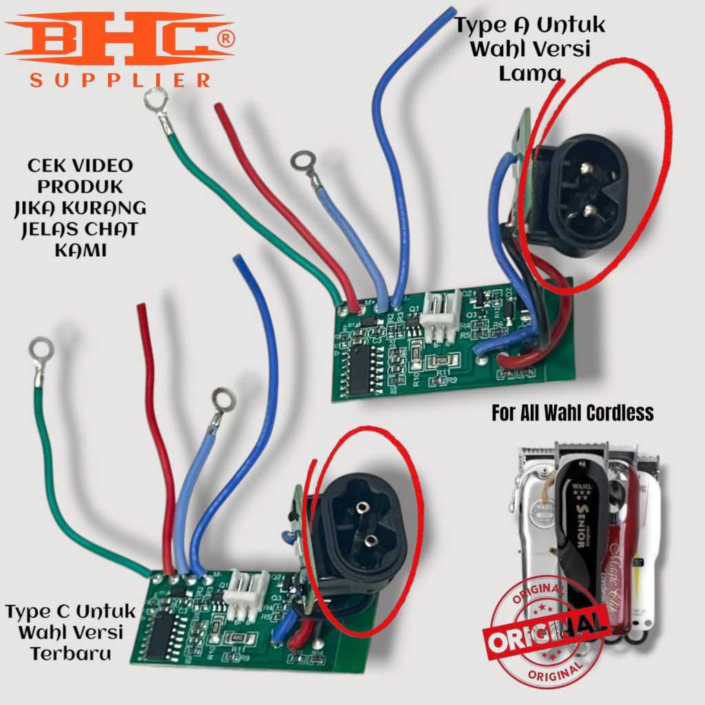 Jual PCB Modul Clipper CORDLESS FOR Magic Clip Senior Super Taper 1919 ...