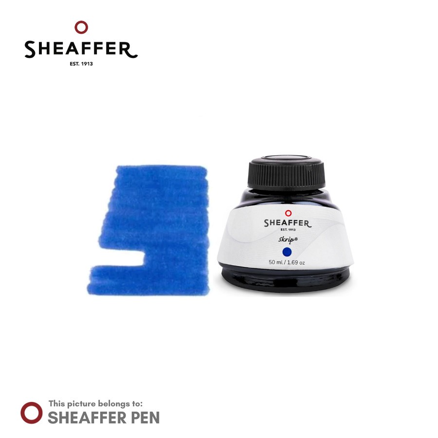 Jual Sheaffer Skrip Ink Bottle - Blue | Shopee Indonesia