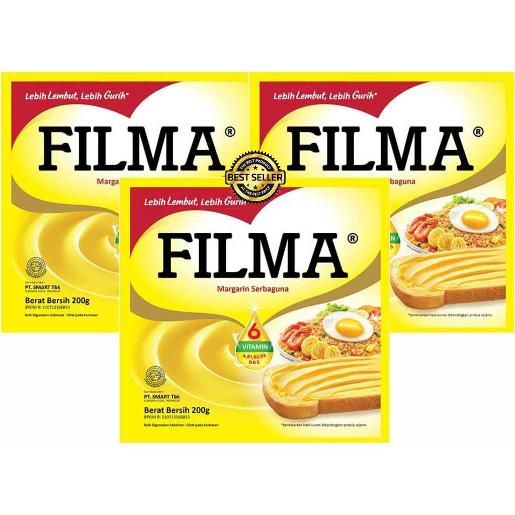 Jual FILMA MARGARINE ( 1 BUNGKUS ) SASET @ 200 GRAM / FILMA Serbaguna ...