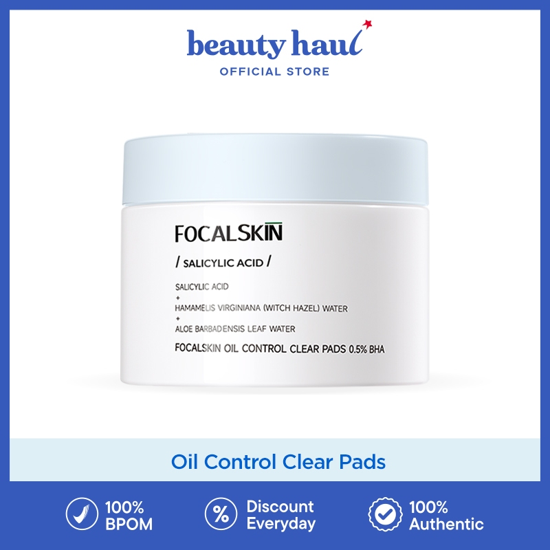 Jual FOCALSKIN Oil Control Clear Pads 0.5%Bha | Shopee Indonesia