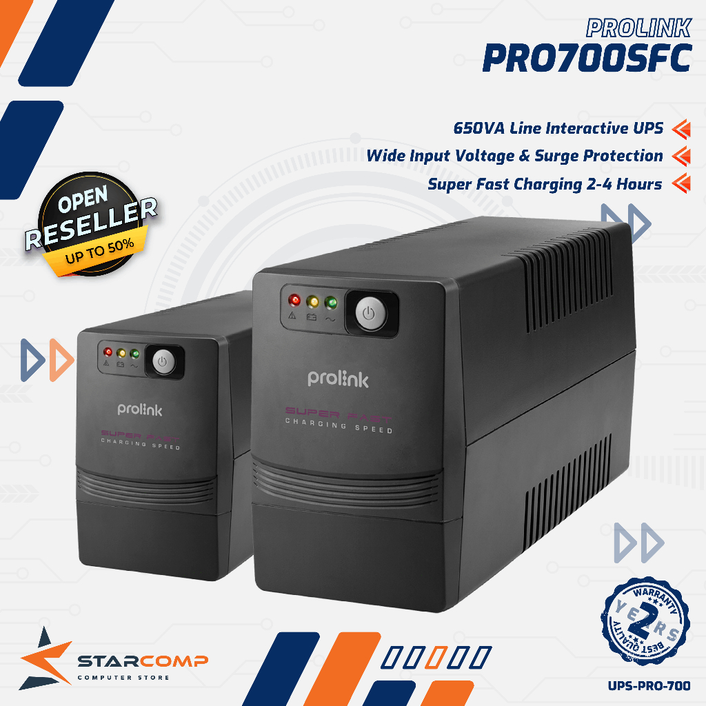 Jual UPS PROLINK PRO700SFC 700VA | Shopee Indonesia