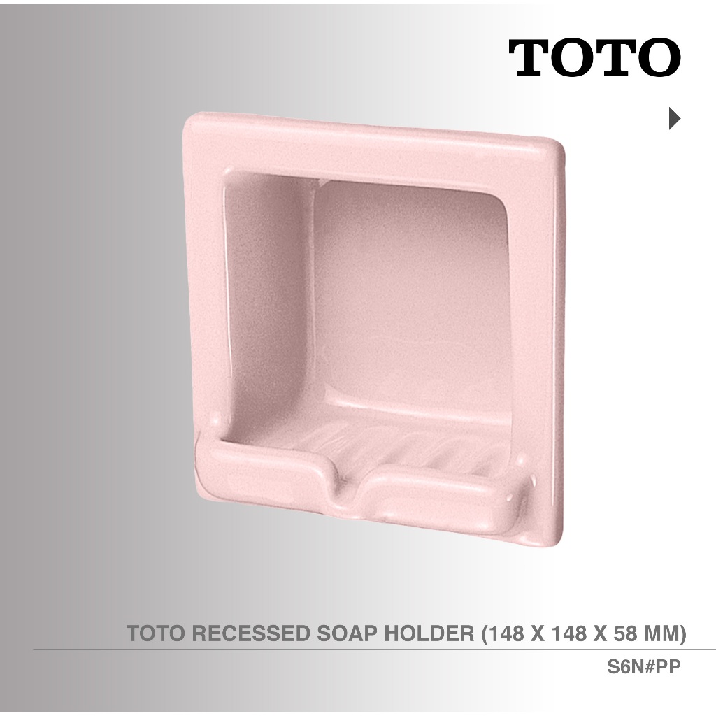 Jual TOTO S6N Recessed Soap Holder |Tempat Sabun Keramik | Shopee Indonesia