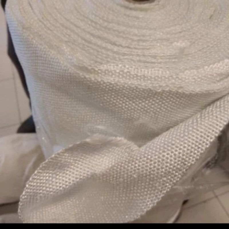 Jual fiberglass cloth 3mm x 1roll ( kain fiber tahan panas ) | Shopee ...