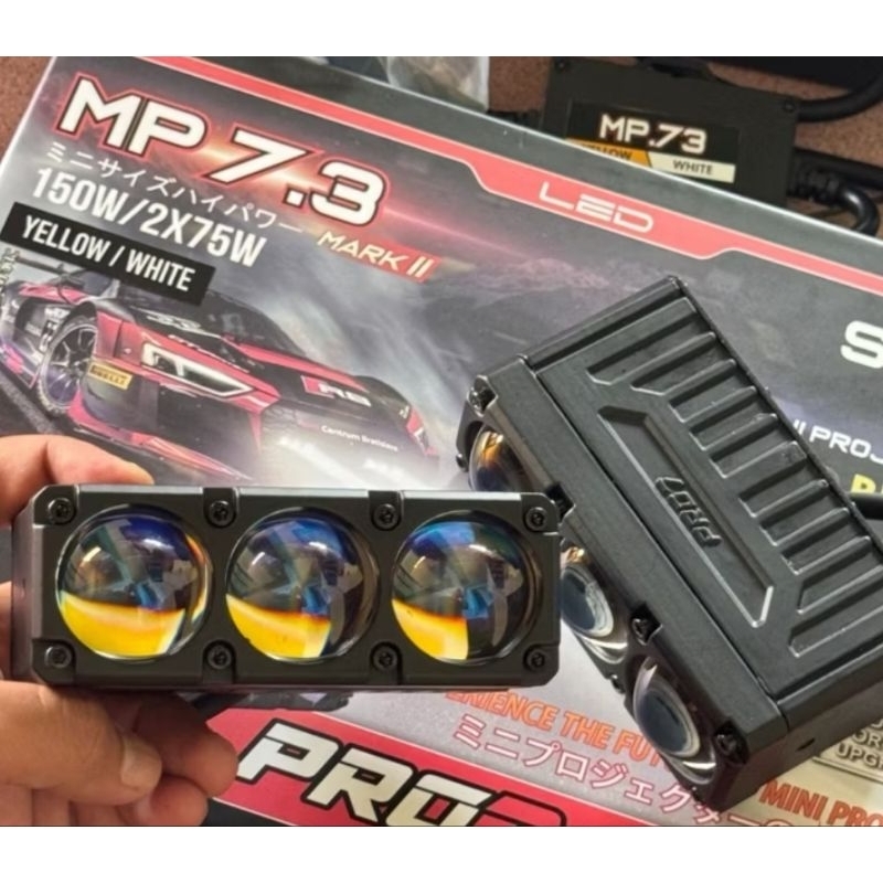 Jual PRO7 Mini Projie MP7.3 MARK II Triple Blue Lens MP73 Mark 2 Mini ...