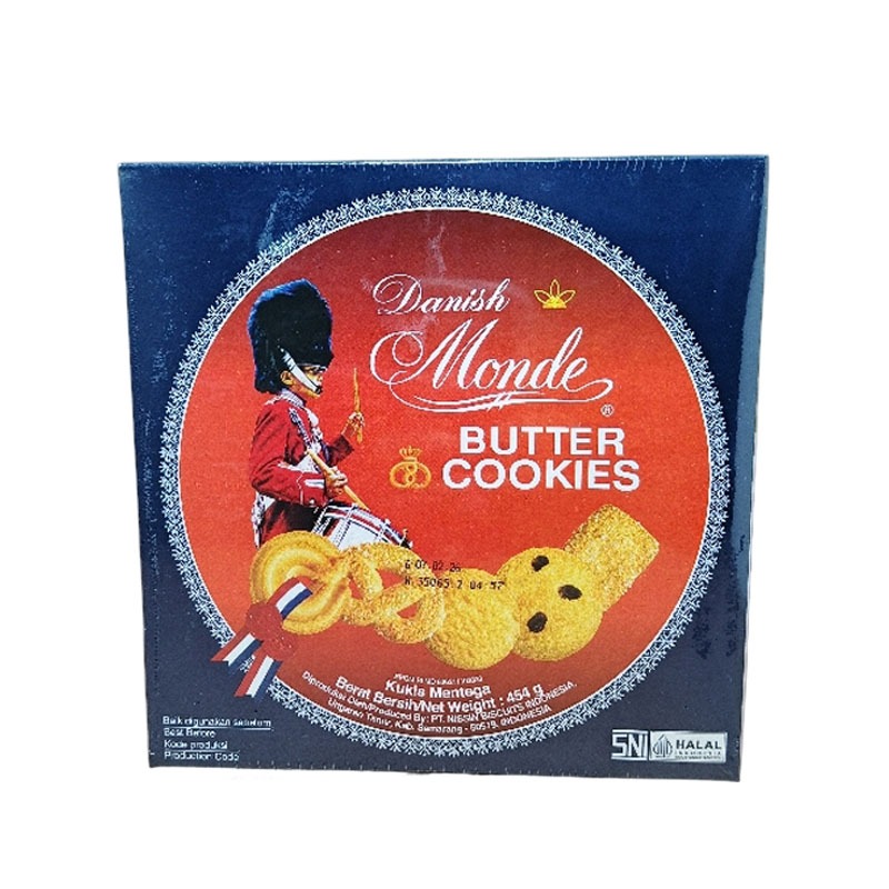Jual MONDE BUTTER COOKIES CAN 454 GR | Shopee Indonesia
