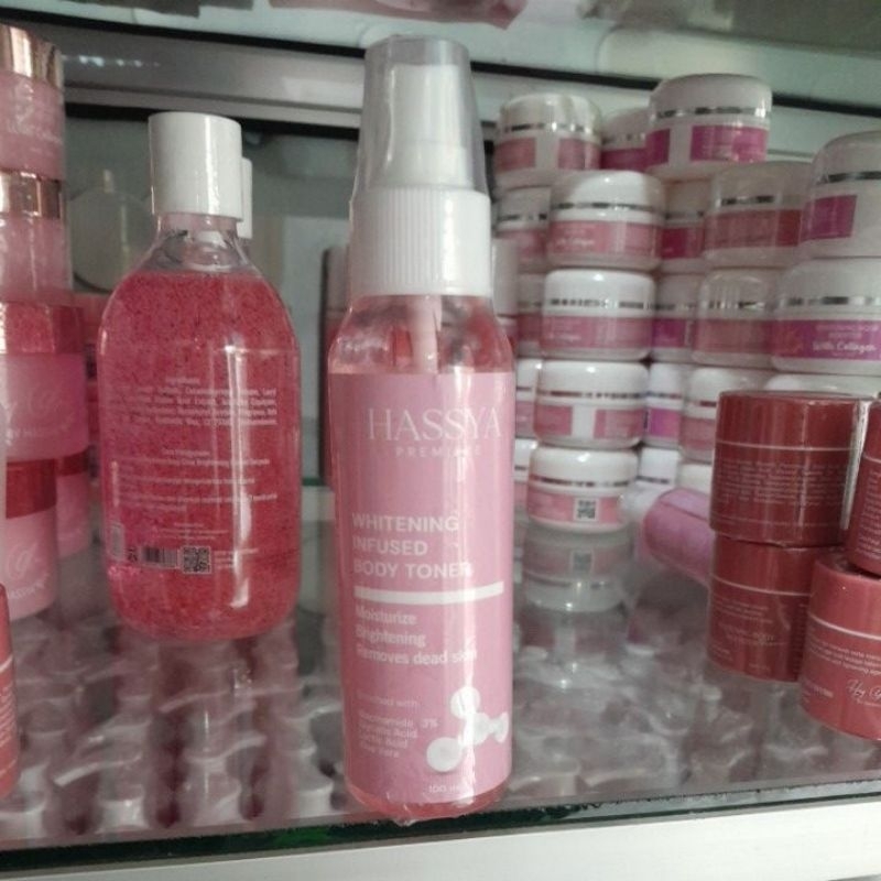 Jual Toner badan Hassya BodySkin super whitening 100ml | Shopee Indonesia