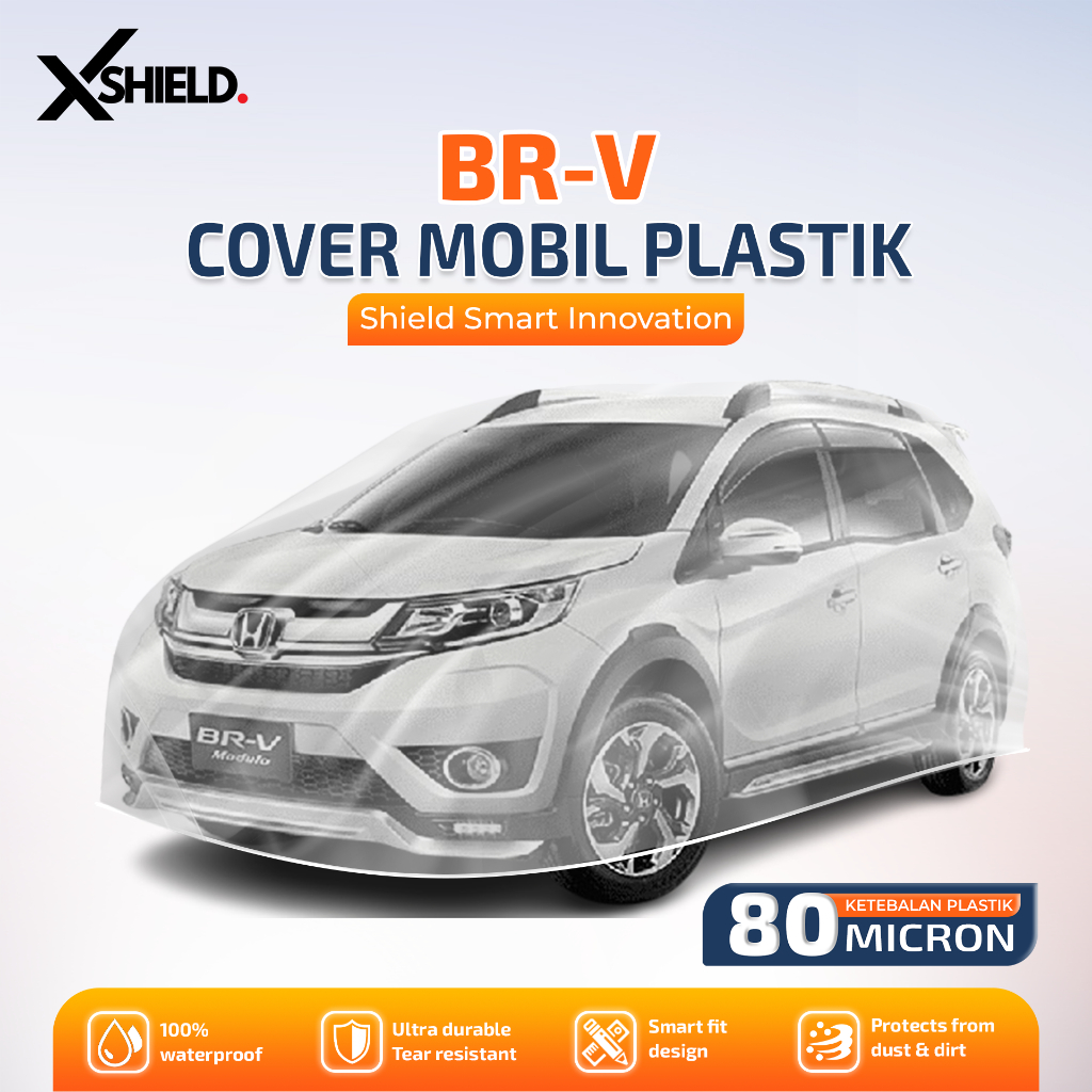 Jual Sarung Mobil Brv Plastik Body Cover Mobil Brv Transparan Bening ...