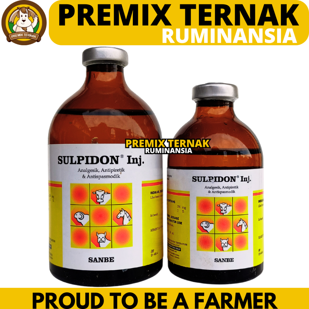 Jual SULPIDON 50 ml SULPIDON 100 ml SANBE - Obat Pereda Sakit Hewan ...