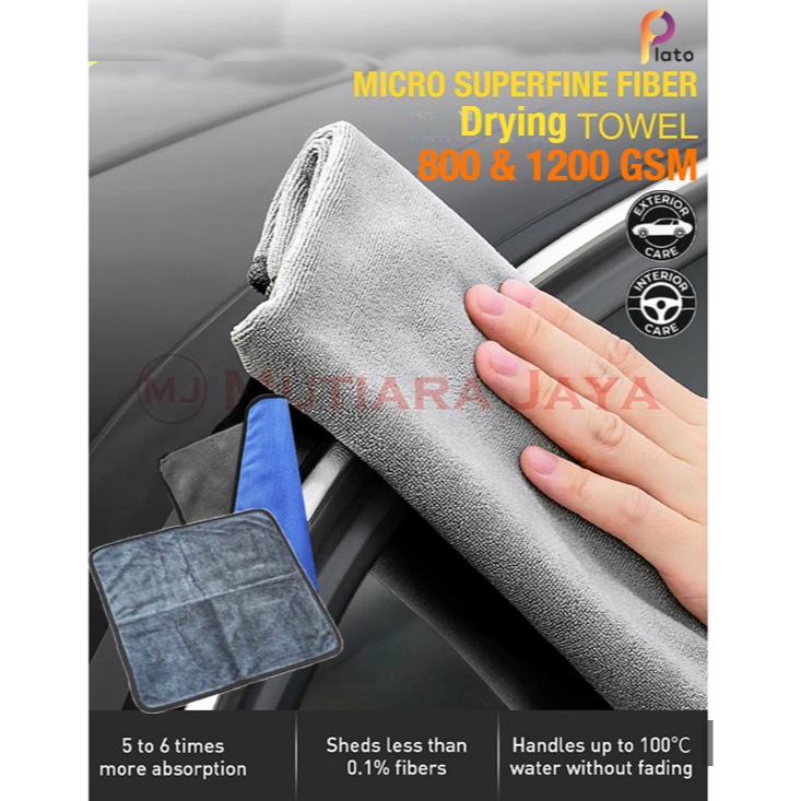 Jual PLATO Handuk Kain Lap Microfiber Lap Mobil Motor Otomotif Kanebo ...