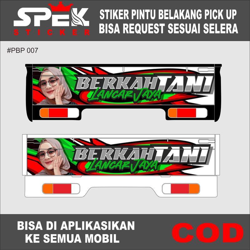 Jual STIKER PINTU BELAKANG PICK UP #PBP007 | Shopee Indonesia