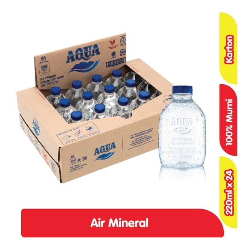 Jual Aqua Botol Kecil Terlengkap & Harga Terbaru Mei 2026 | Shopee ...
