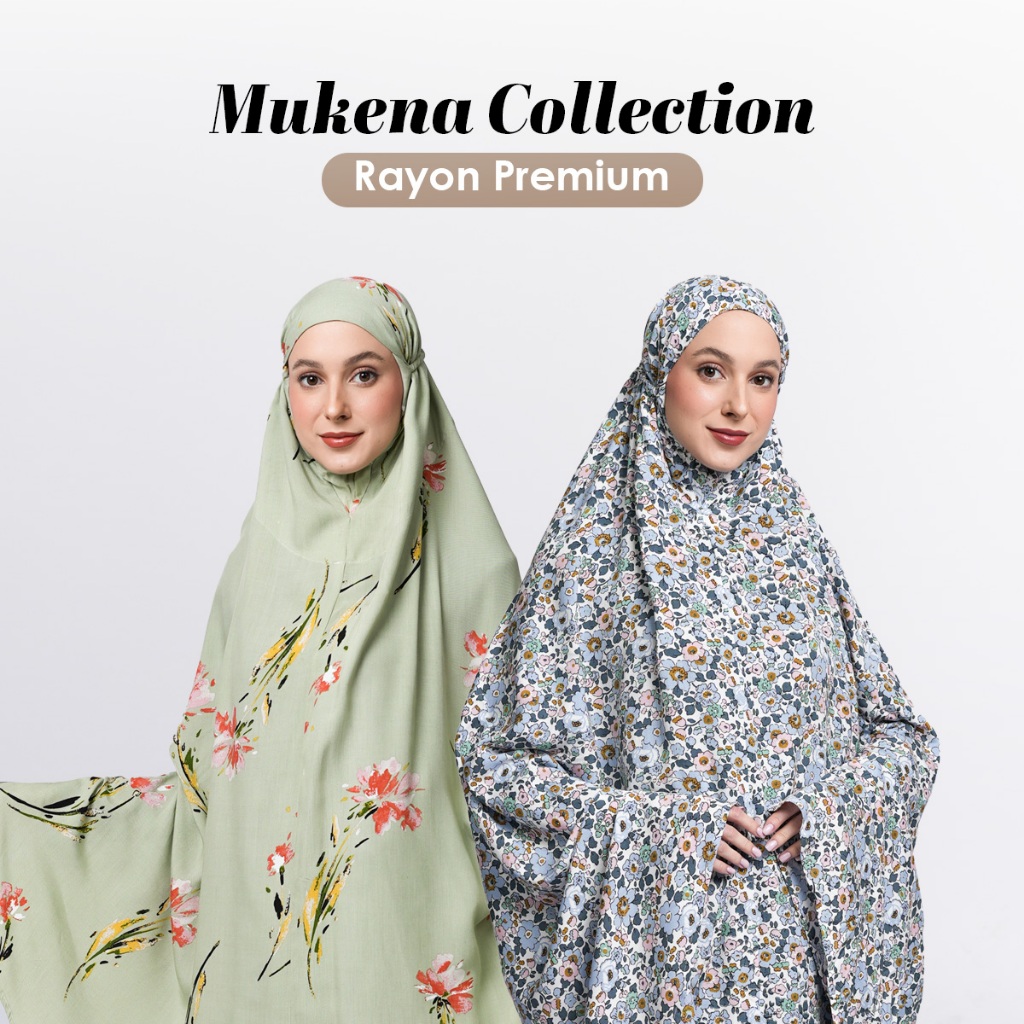 Jual Meccanism - Mukena Dewasa 2in1 Rayon All Size | Shopee Indonesia