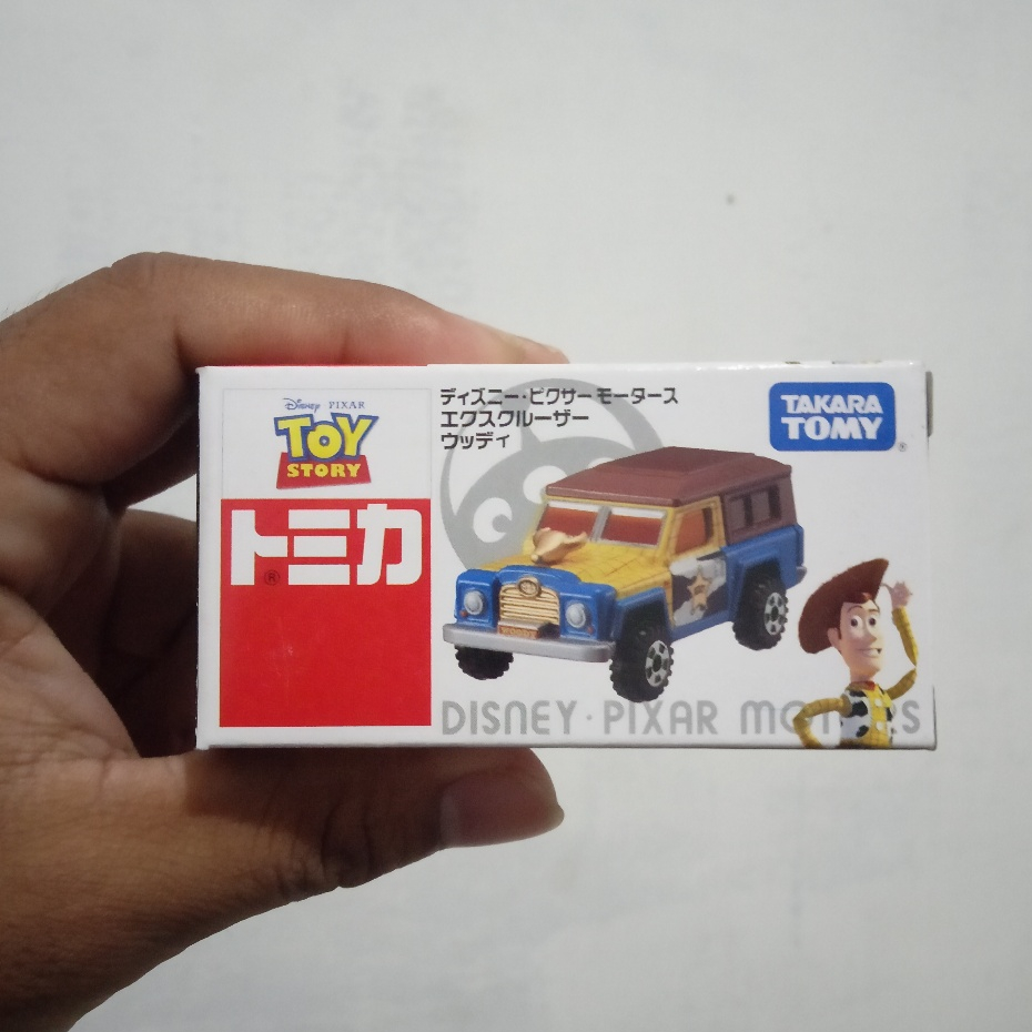 Jual Tomica Disney Ex Cruiser Land Rover Toy Story Woody car Takara Tomy Diecast | Shopee Indonesia
