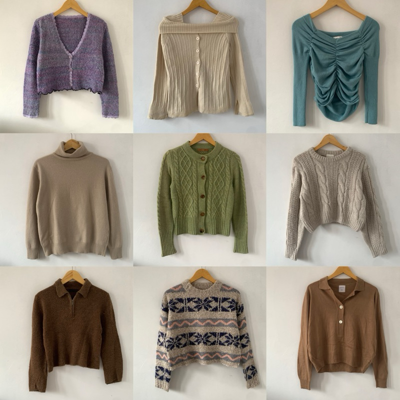 Jual CARDIGAN/SWEATER RAJUT | Shopee Indonesia