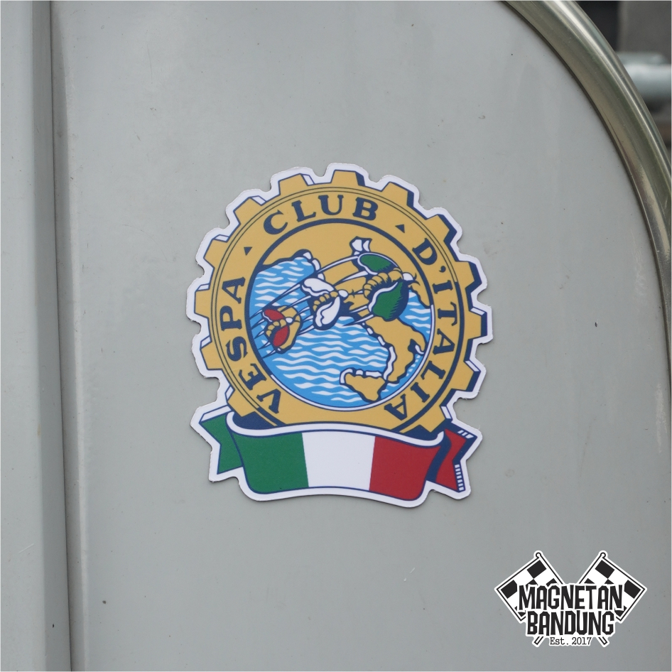 Jual sticker magnet vespa club d’italia super sprint matic px spartan ...