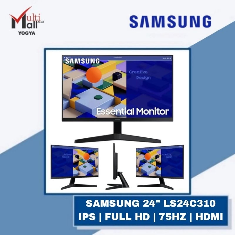 Jual Samsung Monitor 24C310 IPS Full HD Bezelless 75Hz LED 24" Gaming ...