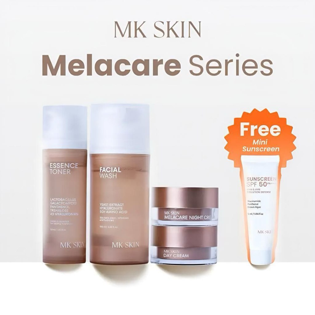 Jual MK SKIN - Paket Wajah Melacare (FREE SUNSCREEN) | Shopee Indonesia