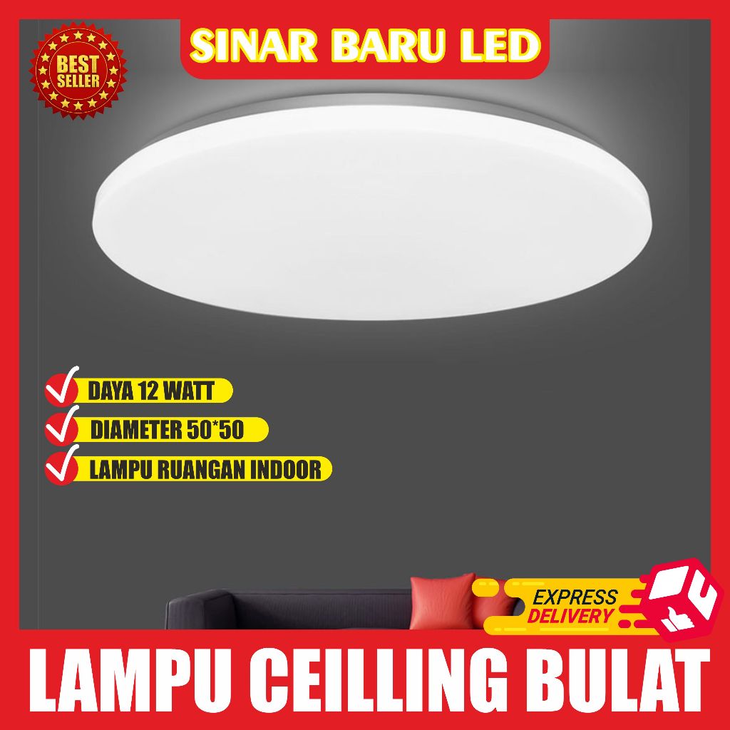 Jual Sinar Baru Led Lampu Plafon / Ceilling Lampu / Lampu Led / Lampu ...