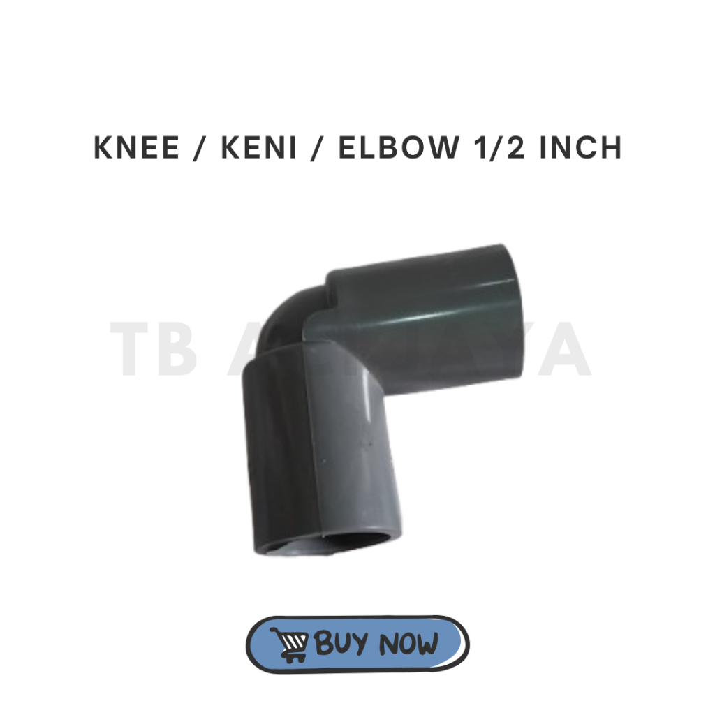 Jual Elbow Knee Keni PVC 90 Derajat 1/2 dan 3/4 Inch | Shopee Indonesia
