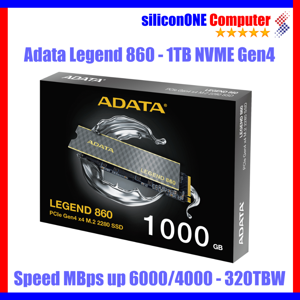 Jual Adata SSD Legend 860 - 1TB PCIe Gen4 NVME M.2 | Shopee Indonesia