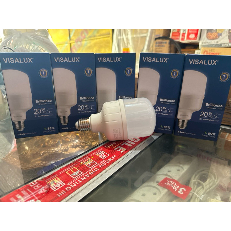 Jual Visalux Lampu LED T-Bulb Brilliance 6500K Daylight Putih 20 Watt ...