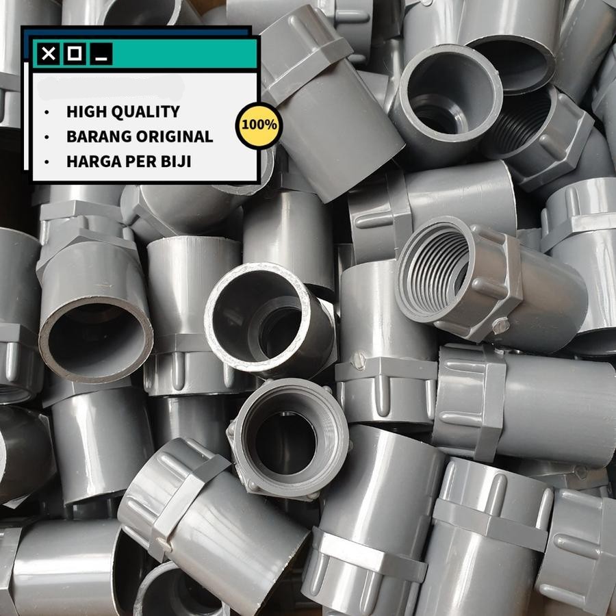 Jual Sok Drat Dalam SDD Faucet Socket 1/2 Inch Sambungan Fitting Pipa ...