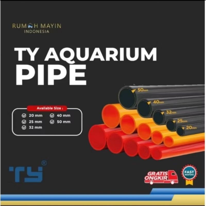 Jual PIPA TY MERAH 1M PIPA PREMIUM UNTUK AQUARIUM | Shopee Indonesia