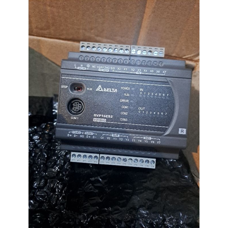 Jual DVP16ES200R PLC Delta DVP-ES2 Series 8DI 8DO Output relay | Shopee Indonesia