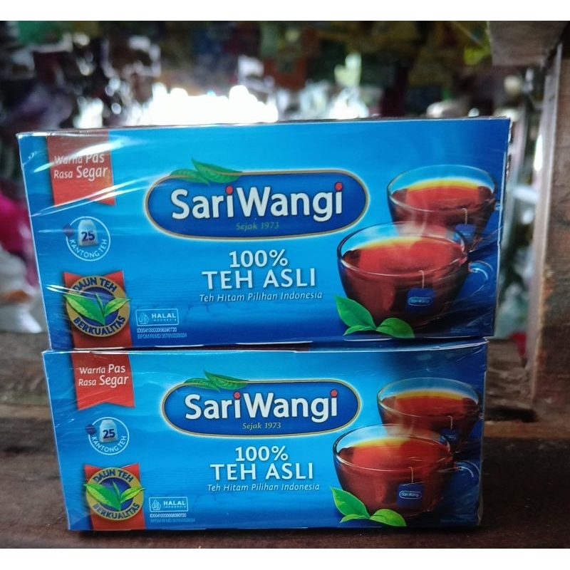 Jual Teh Celup Sari Wangi Isi 25 Kantong | Sari Wangi Teh Celup ...
