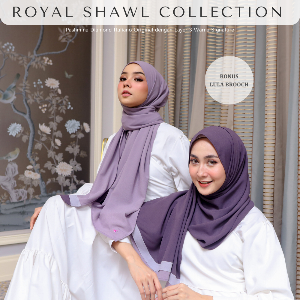 Jual Pashmina Diamond Italiano Original | Royal Shawl Collection ...