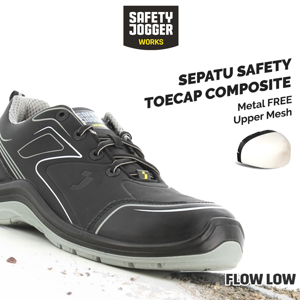 Jual Safety Jogger Flow S3 Low Sporty ESD | Shopee Indonesia